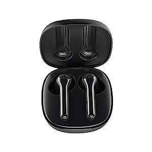 rockmia Ture Wireless in-Ear Earbuds Mini Noise Cancelling Headphones Built-in Mic, Bluetooth 5.0 Headphones Compatible with Apple & Android(Black, T1)