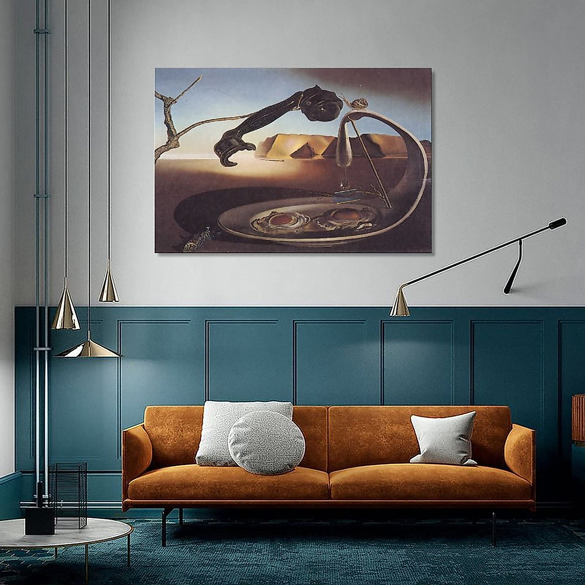 40 Famous Paintings by Dali - The Sublime Moment by Salvador Dali Canvas Art Poster and Wall Art Picture Print Modern Family Bedroom Decor Posters 16x24inch(40x60cm)