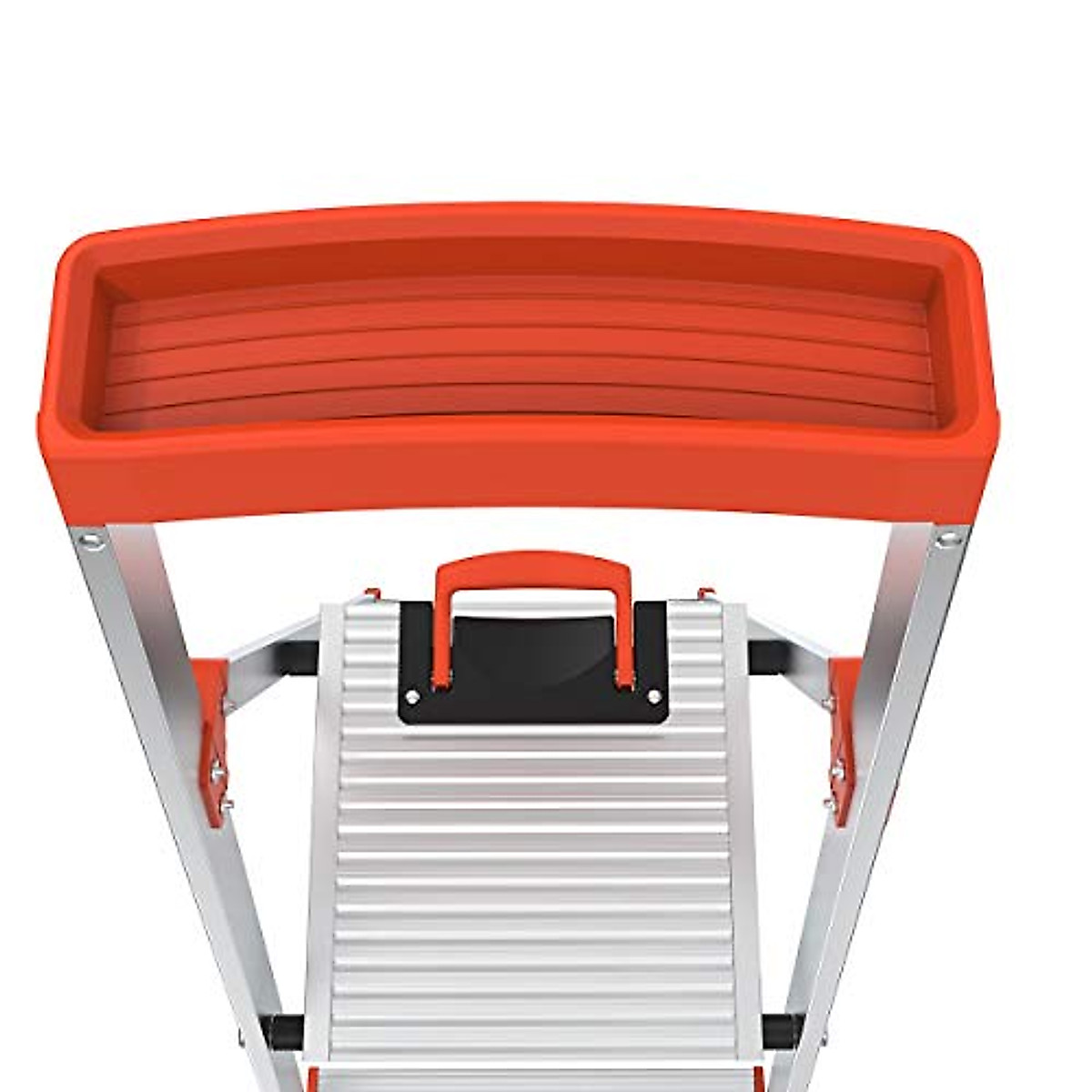 Little Giant Ladder Systems Flip N Lite 6 Foot 300 Pound Capacity Aluminum Lightweight Slim Stepladder Ladder