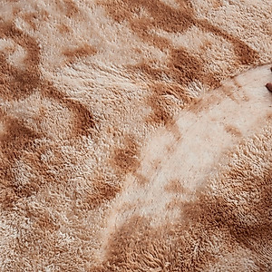 Arbosofe Area Rugs for Living Room Bedroom, 8X10 ft Beige Fluffy Fuzzy Shag Small Carpet Soft Plush Furry Clearance Rug, Cute Rugs for Nursery, Playroom, Kids and Girls Room