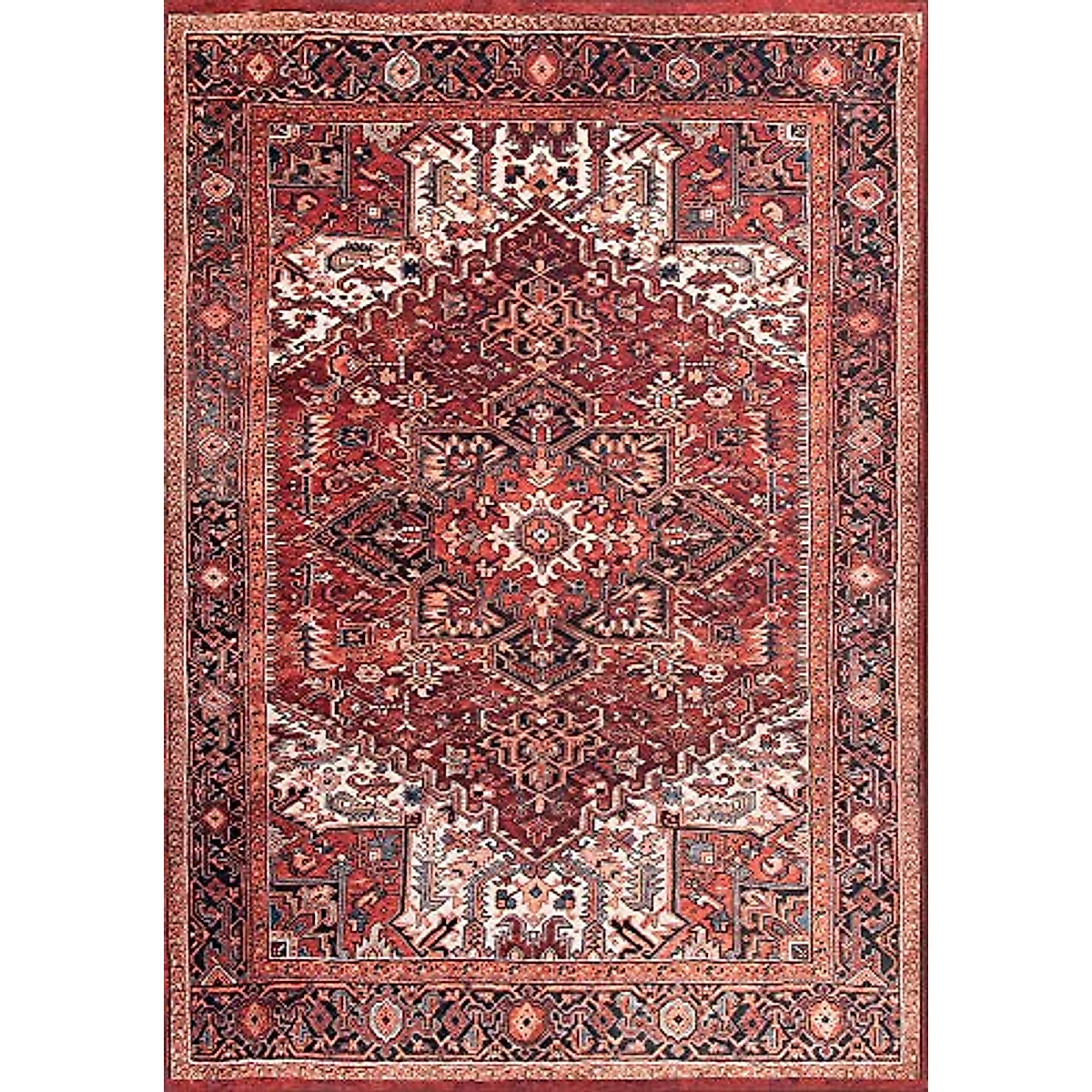 nuLOOM Shantelle Transitional Area Rug, 9 ft x 12 ft, Brick