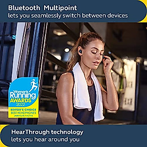 Jabra Elite 7 Active True Wireless— Bluetooth Sports Earbuds Shake Grip for Secure in-Ear Fit — Ultimate Workout Earbuds, Adjustable Active Noise Cancellation, Fast Charging — Navy