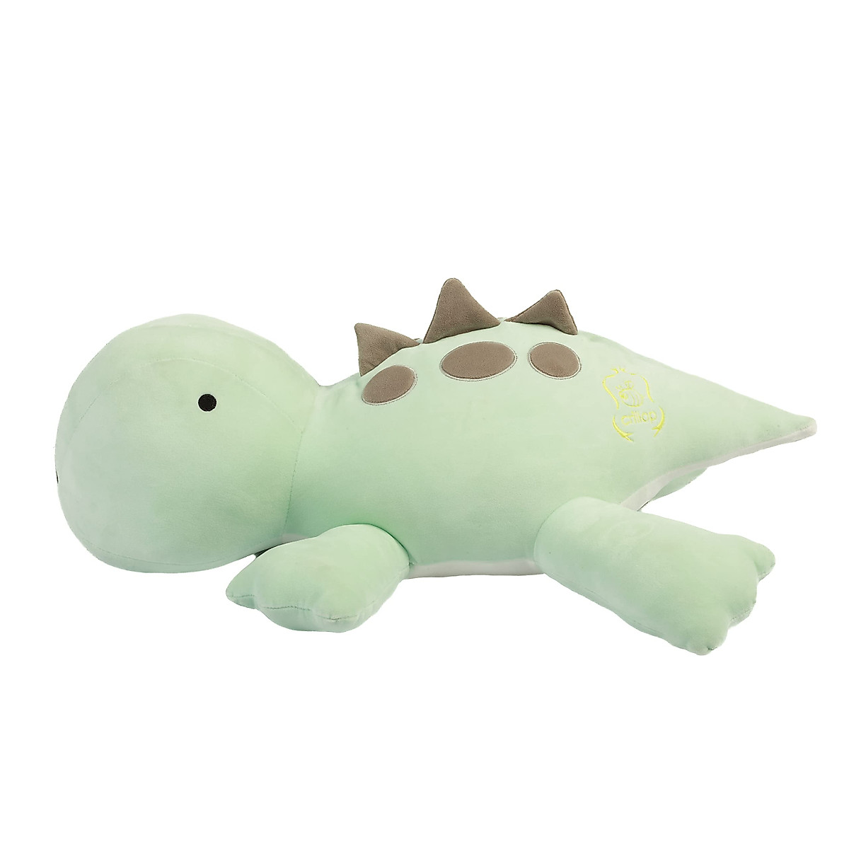 4LB Cute Weighted Stuffed Animals Plush - 24 inch Soft Weighted Dinosaur Plush Toy Pillow for Adults and Children (Green Dinosaur)