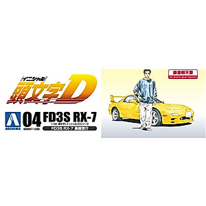 Aoshima Aoshimabunkakyozaisha 1/32 Initial (Initial) D Series No.04 Fd3s Rx-7 Takahashi Keisuke