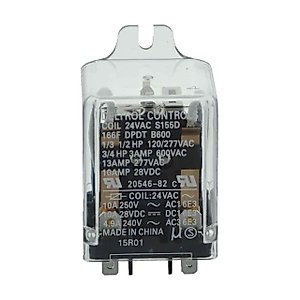 Miller 006393 Relay, Encl 24Vac Dpdt 10A/120Vac 8Pin Flange Mtg