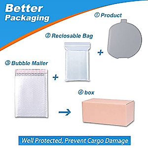 Front Bumper Tow Hook Cover Towing Eye Cap Fit for Mazda 3 Axela 2014 2015 2016 BHN1-50-A11-BB BHN150A11BB (Red, Left Driver Side) Xinpinsai