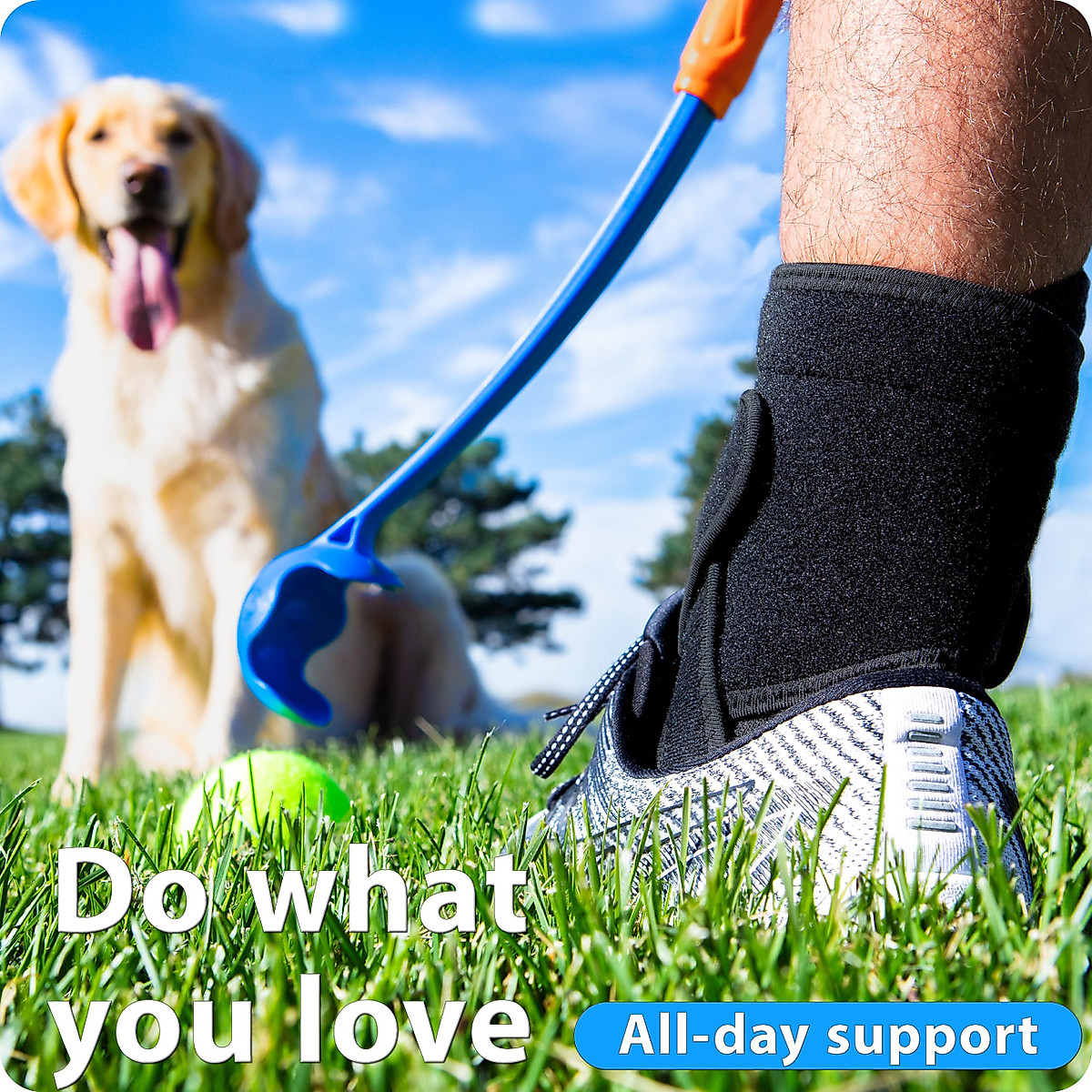 Omeer Left Foot AFO Foot Drop Brace For Walking With Shoes, Socks, Or Barefoot Provides Foot Drop Support For Men Or Women And Also Provides Plantar Fasciitis Relief