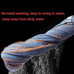 Microfiber Twist Mop Easy Wringing Twist Mop with 52 inch Long Handle Wet Mops for Floor Cleaning, Commercial Household
