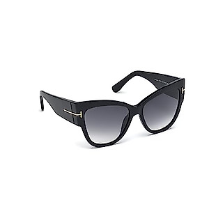 Tom Ford Women's TF371 Sunglasses, Shiny Black