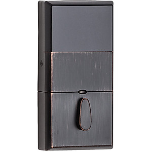 Kwikset 99100-083 SmartCode Electronic Deadbolt Featuring Smartkey Re-Key Security and Z-Wave Technology, Venetian Bronze