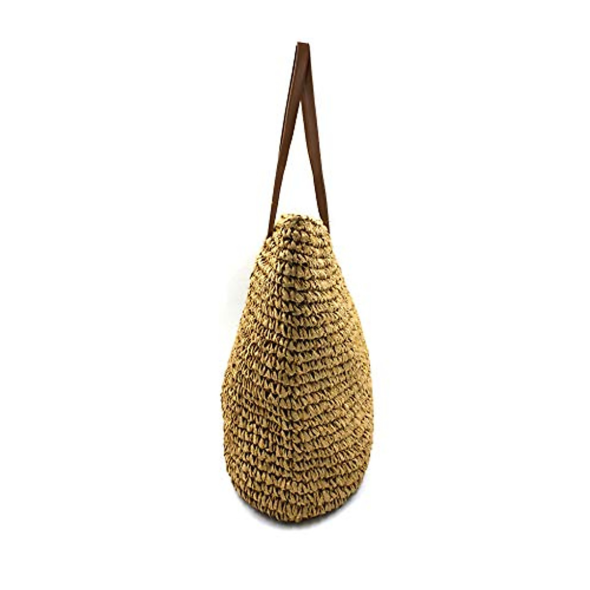 Romfor Women Large Straw Bag Handmade Summer Beach Shoulder Bag