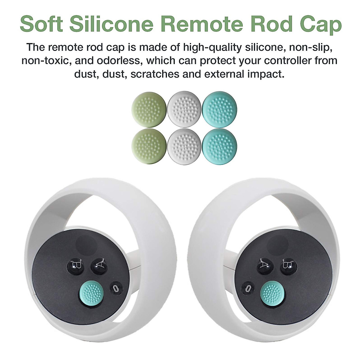 for Oculus Quest 2 Accessories, Quest 2 VR Silicone face Cover, VR Shell Cover,Quest 2 Touch Controller Grip Cover,Protective Lens Cover,Disposable Eye Cover (4)