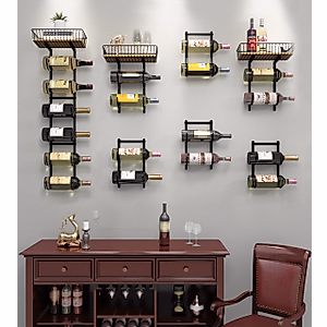 Simple Trending Wall Towel Rack for Rolled Towels, Mount Towel Holder for Bathroom Organizer, Black