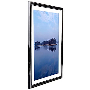 Aynoo 11x17 Picture Frame Black for 11x17 or 9x15 inch Picture Poster Photo Frame Mat Opening 9x15 Memorabilia, Certificates, Awards, Medals and Photos Wall Mounting Frame (P8L)