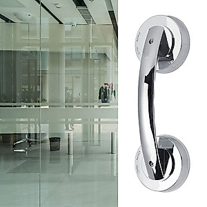 Vacuum Suction Cup Handrail ABS PC Anti Slip Hand Grip Bathroom Kitchen Glass Living Room Door Hand Shower Grab Bars Glass Door Window Handle