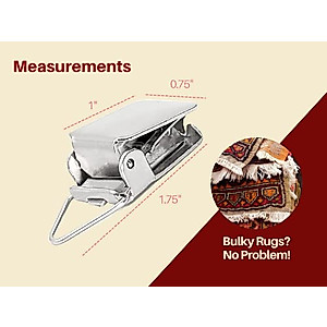 Hanging Clips Pack of 10 Triangle Back Medium Power for Tapestry Small Rugs,Towel, Shawl and Paintings by Wise Linkers …