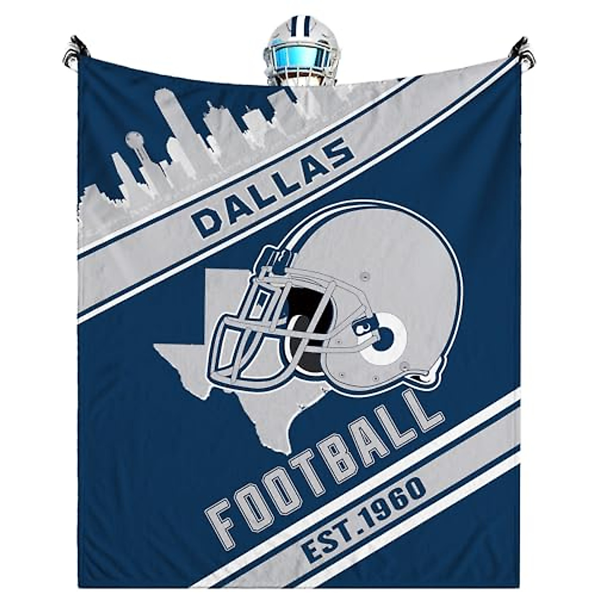 Nmdswov 60" X 50" Throw Blanket - Ideal Gift for Fans - Lightweight and Warm Sofa, Bed, Couch, or Chair Blanket for Men Women Youth