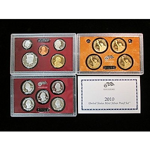 2010 S Silver Proof Set 14 coin set