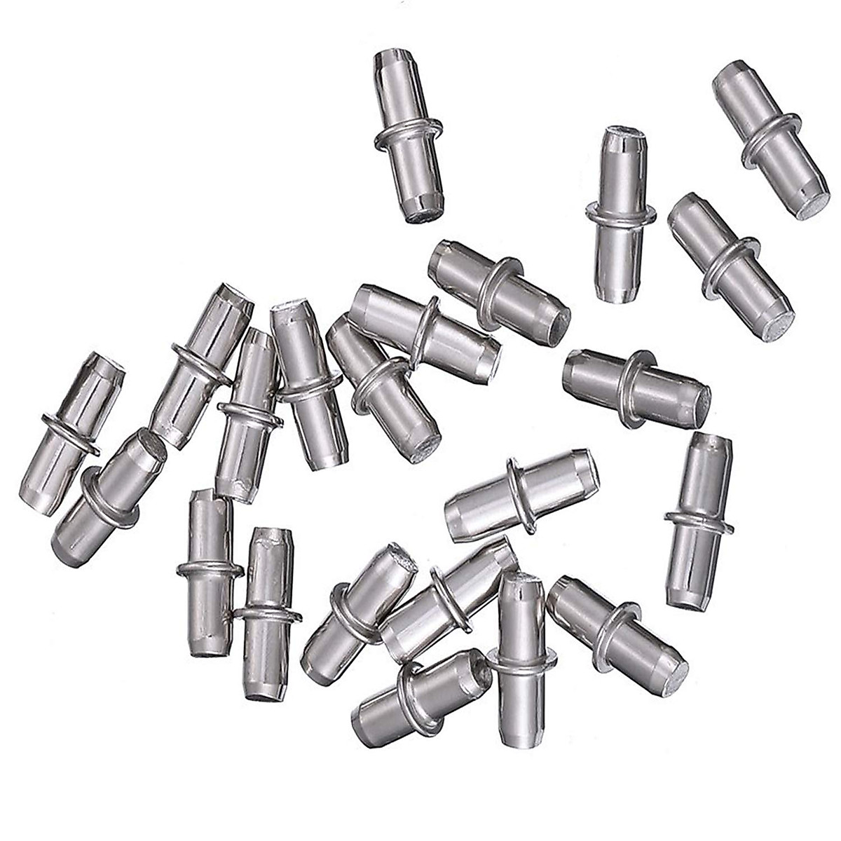 120 Pcs Shelf Pins 5mm Shelf Holder Support Pins Made from Nickel Plated Metal Material Shelf Pegs are Sturdy and Durable for Furniture Shelves Bracket.