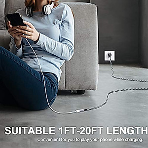 SNANSHI USB Extension Cable 25 ft, USB Extender Nylon Braided USB 3.0 Extension Cable for Webcam,Printer,USB Mouse/Keyboard, Flash Drive,USB Light