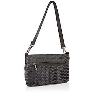 Kipling Women's Myrte Crossbody Handbag, Convertible Metallic Purse, Nylon Clutch and Waist Bag, Signature Emb