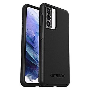 OtterBox SYMMETRY SERIES Case for Galaxy S21 5G (ONLY - DOES NOT FIT Plus or Ultra) - BLACK