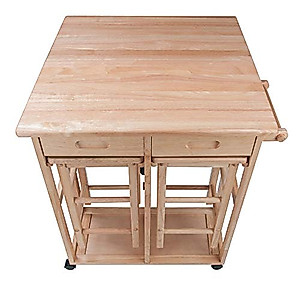 Winsome Wood Suzanne Kitchen, Square, Natural, Beech