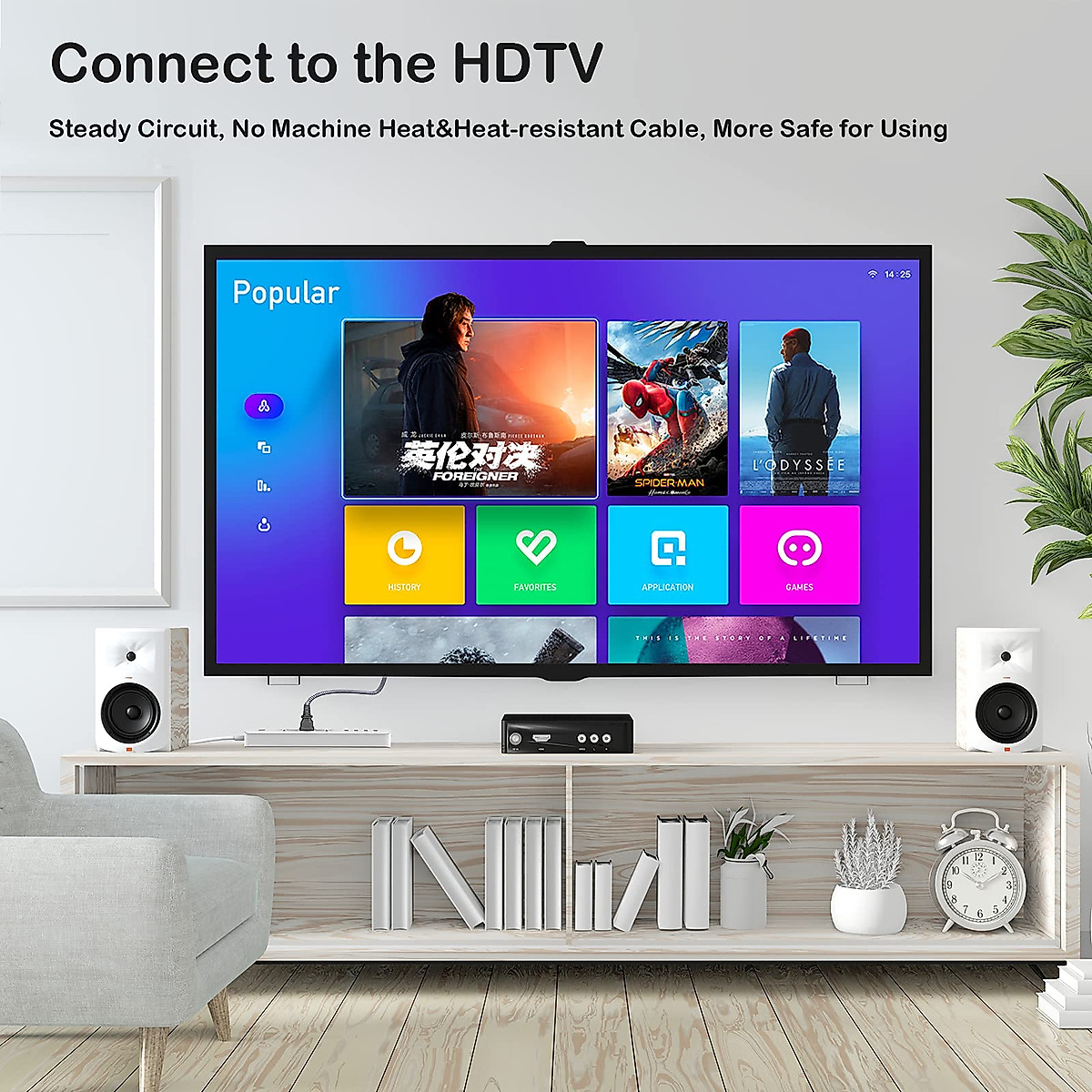 Power Cord, Goalfish 6.6ft/2m AC Power Cable 7A 125V TV Power Cord 18AWG 2 Prong Power Cable Replacement for Sony PS4, PS5 Game Console, Speaker, Monitor, HDTV, 4K TV, Printer, Laptop Power Supply