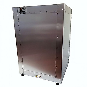 HeatMax 19x19x29 Commercial Food Pizza Pastry Patty Catering Hot Box Countertop Warmer Case, Great for up to 16" Pizza Fund Raising, Shelf is 16"Wx 18.5"D - Made in USA with Service and Support