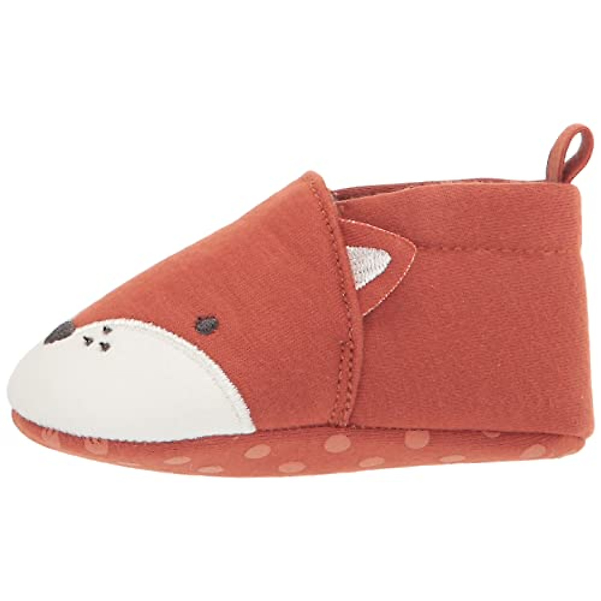 Gerber Baby Moccasins Crib Shoes Newborn Infant Neutral Boys Girls, Fox Orange, 0 3 Months Unisex