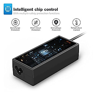 45W Laptops Charger for HP Pavilion Chromebook 14 11 G3 G4 X360, Stream Envy Spectre Elitebook 850-G3 840-G3 820-G3 741727-001 65W/45W Bule Tip Notebook Adapter Power Cord