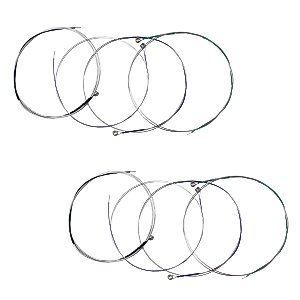 JYsun Viola Strings 2 Full Sets A D G C with Stainless Steel Core Nickel-Plated Ball-End Nickel Chromium Wound