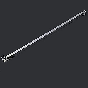 LukLoy Adjustable 700mm to 1200mm Telescopic Bar Support Bar Stabilizer Bracket for Walk in Shower Screen 6mm - 10mm Glass