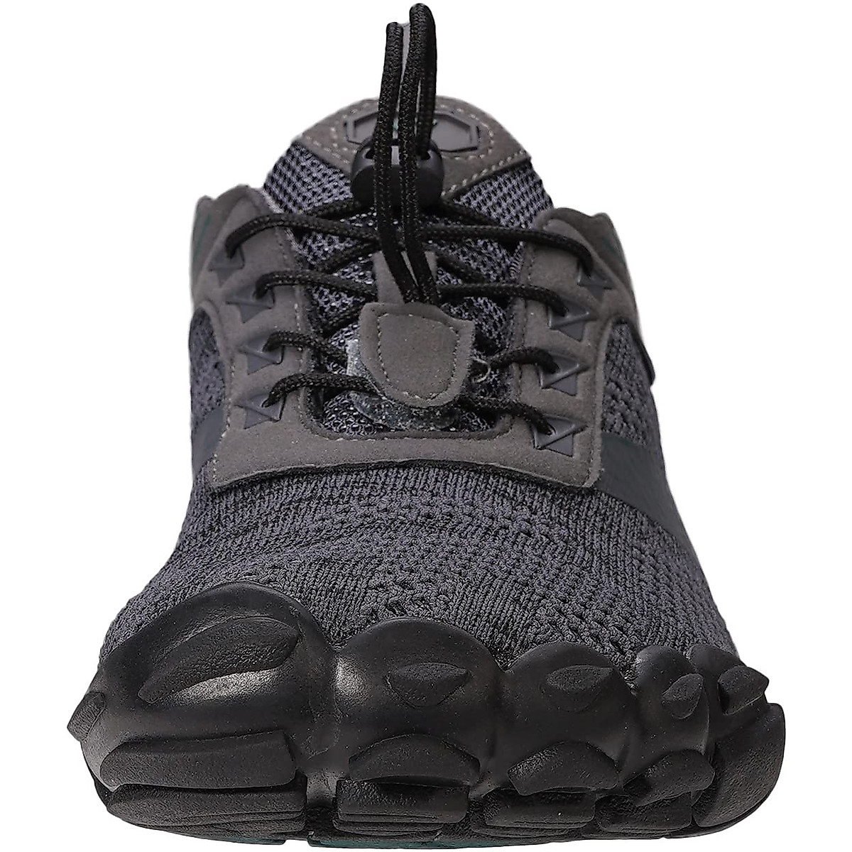 Joomra Womens Barefoot Road Running Shoes Size 8.5 Minimalist Wide Camping for Ladies Zero Drop Fitness Jogging Hiking Trekking Toes Workout Trail Sneakers Dark Grey 39