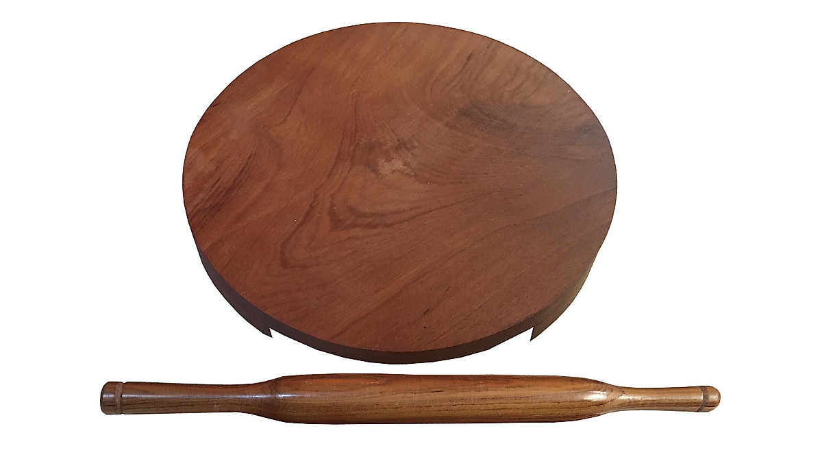 Quality Wooden Chakla Belan Set - Perfect for Chapatis
