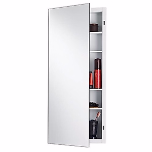 Jensen 835P24WHD Focus Medicine Cabinet with Polished Mirror, 16-Inch by 26-Inch