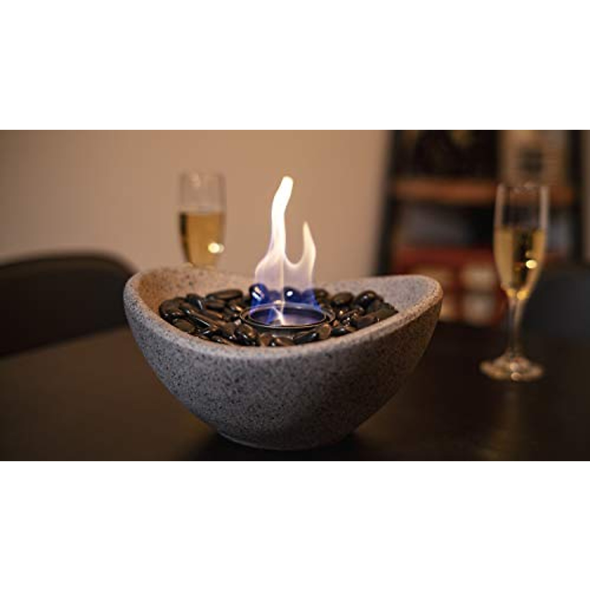 Red Wagon Integrity Table Top Fire Bowl. Outdoor Tabletop Fire Pits Fireplace Burner for Garden Ornament. Relax and Enjoy Cozy Fireside Experience.