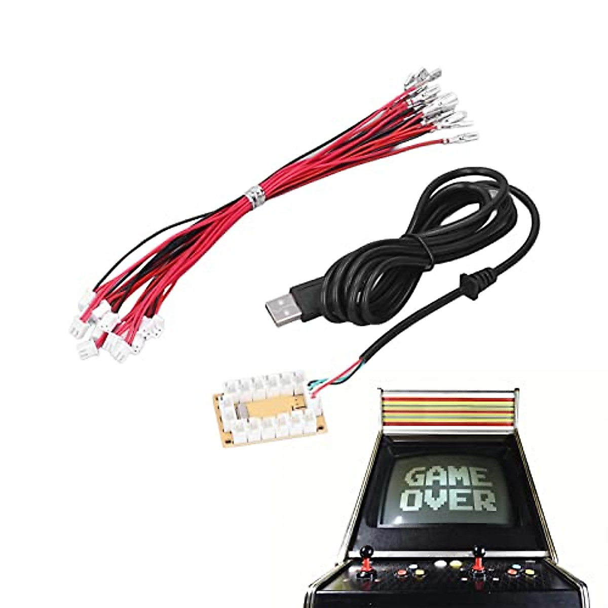 Joystick Kit, Retro Multipurpose Fight Sticks for Game Halls