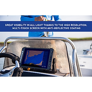 Lowrance Elite FS 9 Fish Finder with Active Imaging 3-in-1 Transducer, Preloaded C-MAP Contour+ Charts (Renewed)