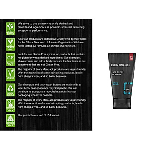 Every Man Jack Face Scrub, Natural Menthol, Signature Mint, 5 Fl Oz