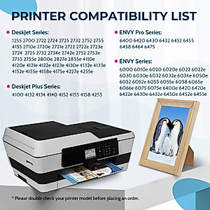 Penguin Remanufactured Printer Ink Cartridge Replacement for HP 65XL,65 XL Used for Hp AMP 100 120 125 130 Deskjet 2622 2624 2652 3732 3752 Envy 5020 5030 (2 Black) Combo Pack