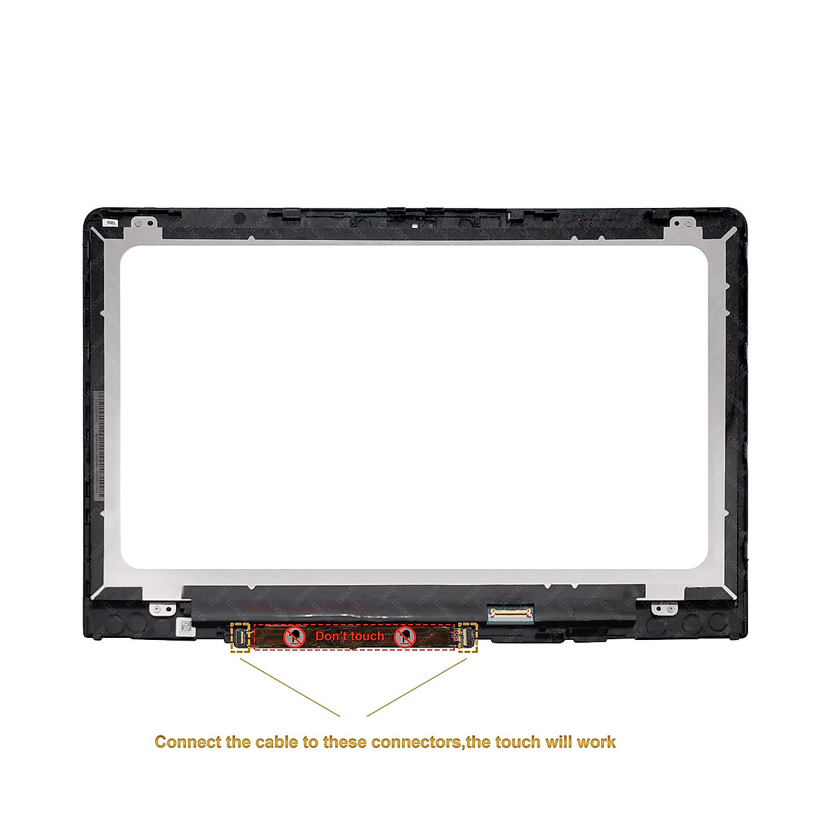 LCDOLED Replacement 14 inches FHD 1080P IPS LCD Display Touch Screen Digitizer Assembly Bezel with Board for HP Pavilion x360 m 14m-ba 14m-ba000 14m-ba100 14-ba153cl 14-ba253cl 14m-ba011dx 14m-ba114dx