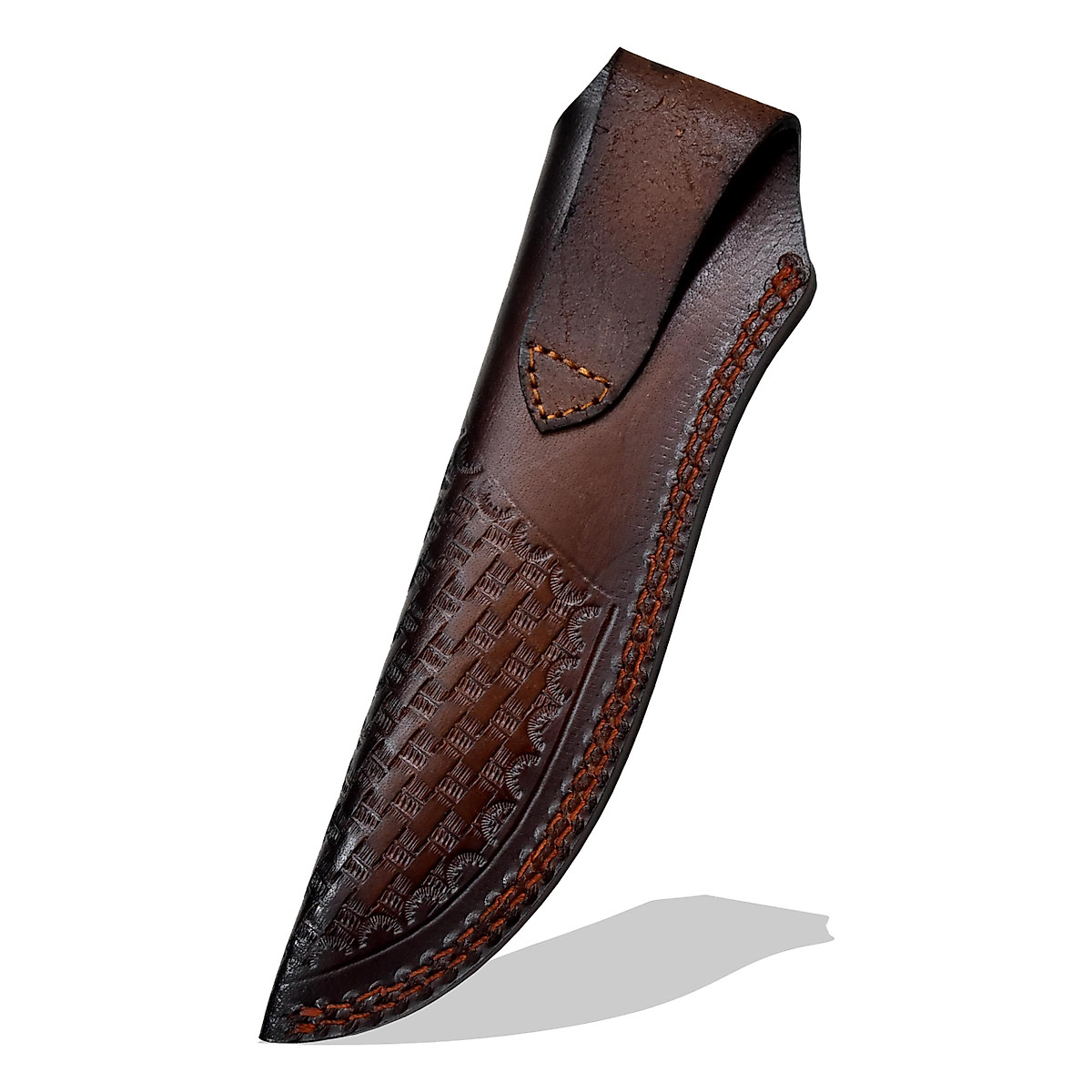 Custom Leather Sheath Tooled Leather Sheath/Hunting Knife Sheath Universal Leather Knife Sheath Sheath Fit up to 8.0" Blade 100% Real Laether/Hercules Knives