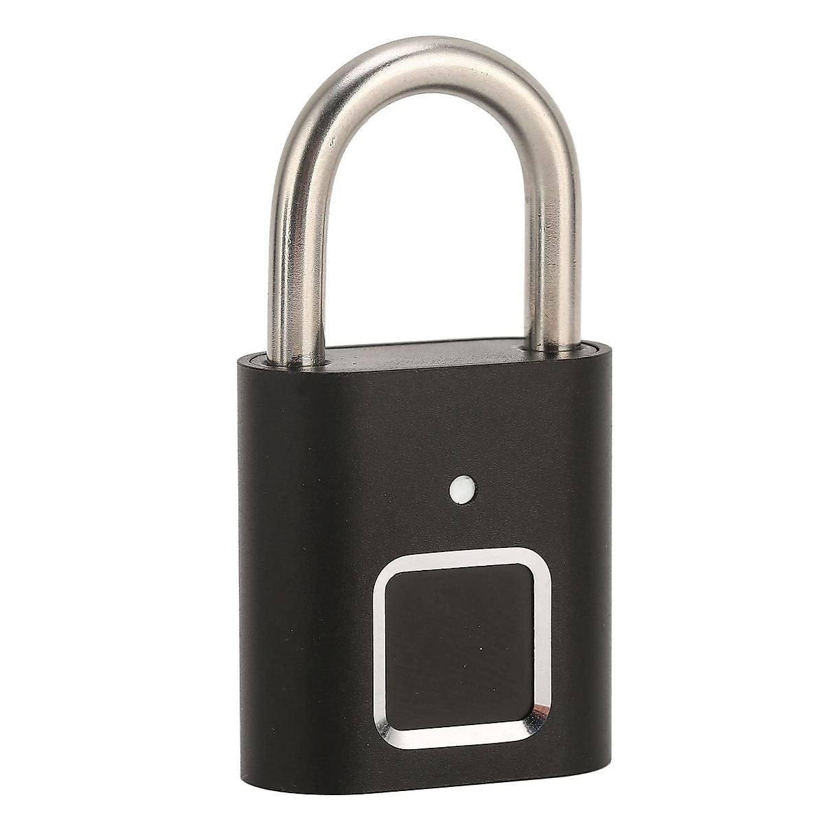 Smart Keyless Fingerprint Padlock, Biometric Fingerprint Padlock Prevent Theft Dustproof Rechargeable for Fence for Gym for Bicycle