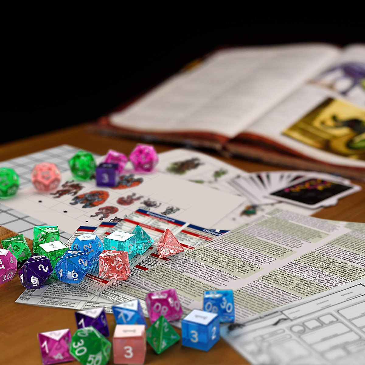 Dungeons and Dragons 5th Edition Starter Set with DND Dice and Complete Printable Starter Kit - Popular DND Rolling Board Game Fifth Edition - D&D 5e Beginner Gift Set - Adult Magic Pack