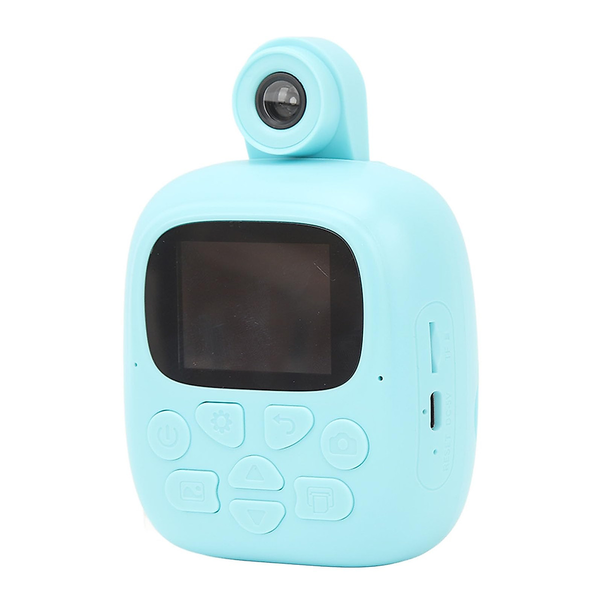 Kids Digital Printing Camera, 24MP 720P HD Recording Kids Digital Printing Camera for Travel (Blue)