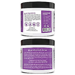 pureSCRUBS Premium Pink Himalayan Salt Body Scrub Set - Large 16oz LAVENDER SCRUB, Organic Essential Oils & Nutrients INCLUDES Wooden Stirring Spoon, Loofah & Mini Exfoliating Bar Soap