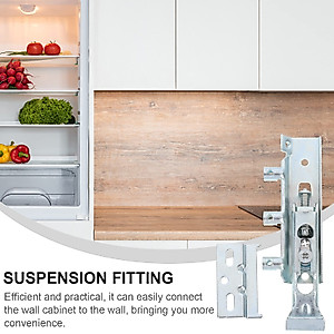 Scicalife Kitchen Concealed Cabinet Hangers Wall Hanging Bracket Heavy Duty Wall Unit Cabinet Plates Wall Mounted Cabinet Cupboard Holder