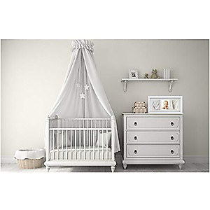 Baby Handprint Kit, Inkless Hand and Footprint Keepsake Kit in Baby Picture Frame - Personalized New Baby Girl Gifts, Newborn Baby Boy Gifts - Baby Hand Printing Kit for Christmas Gifts (White)