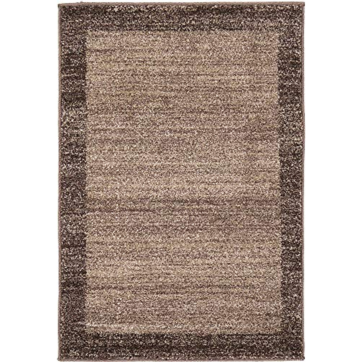 Unique Loom Del Mar Collection Area Rug - Abigail (2' 2" x 3' 1" Rectangle, Light Brown/ Beige)